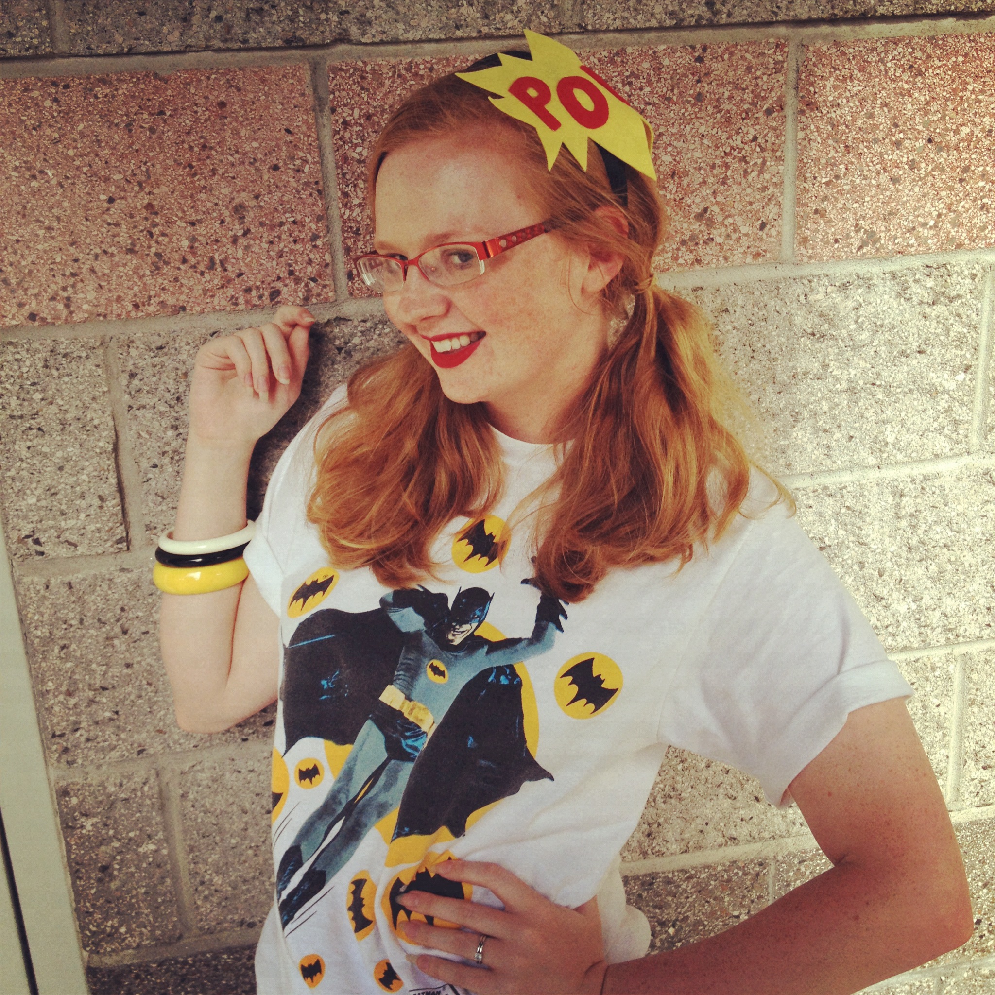 In line for the Batman marathon! | Atomic Redhead