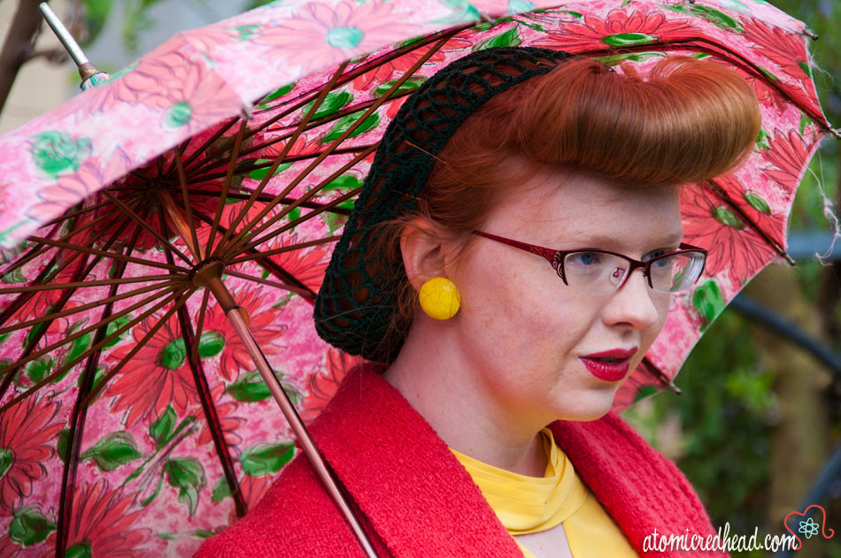 April Showers Atomic Redhead